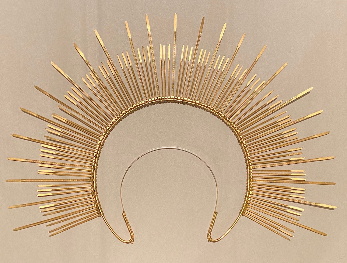 Halo Crown Extra Large Sunburst Crown Customizable - Etsy