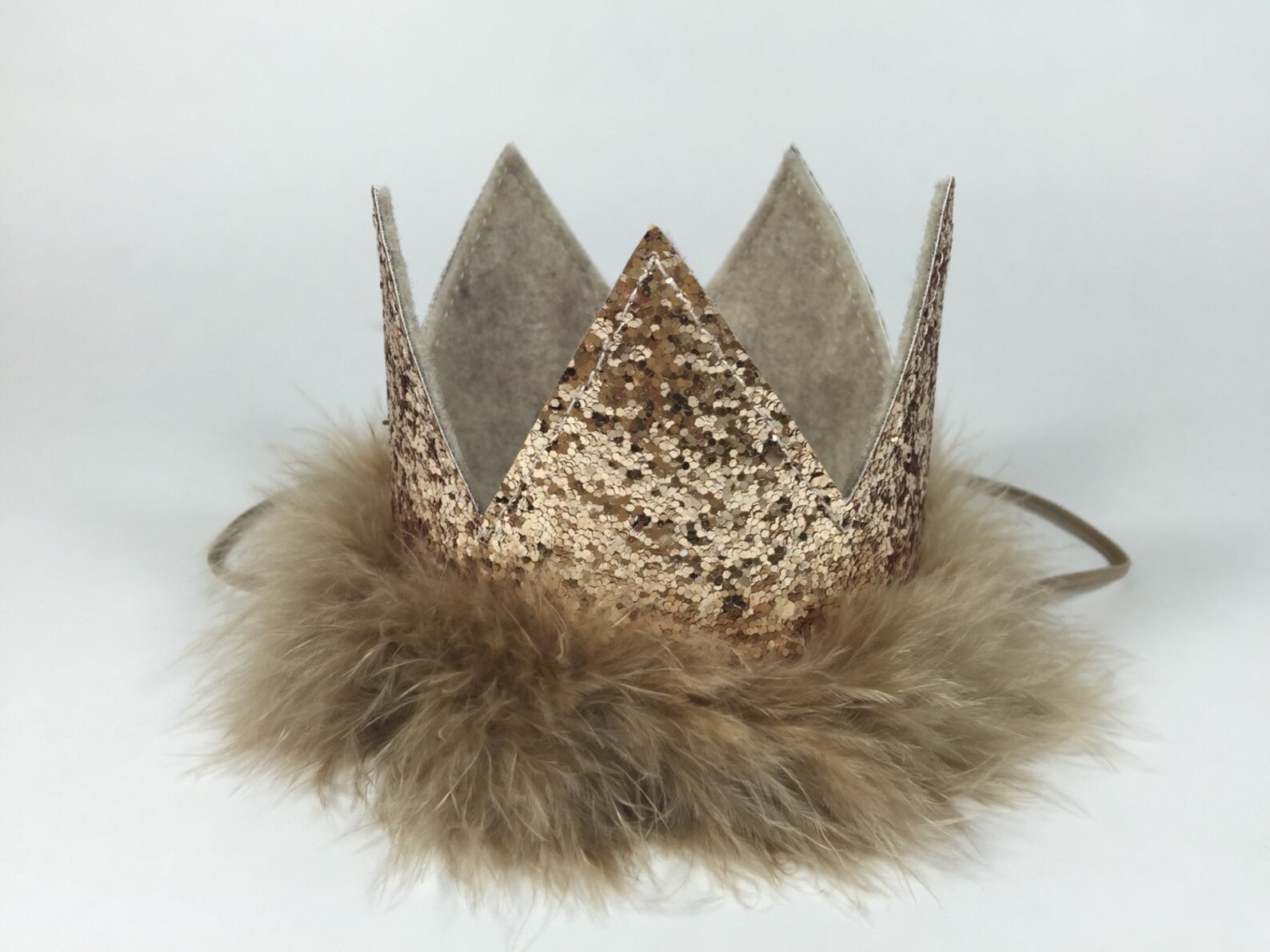 Mini Felt and Fur Birthday/costume Crown - DELUXE Version - Where the ...