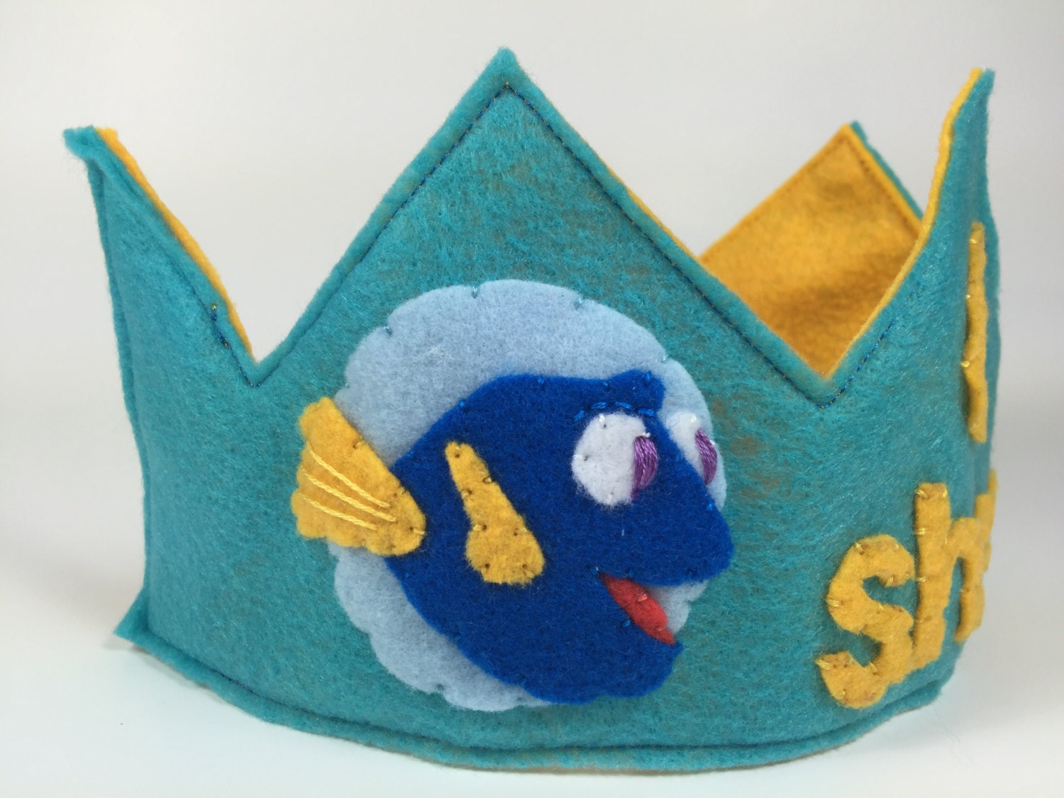 Finding Nemo and Finding Dory Felt Crown - Smash Cake - Nautical ...