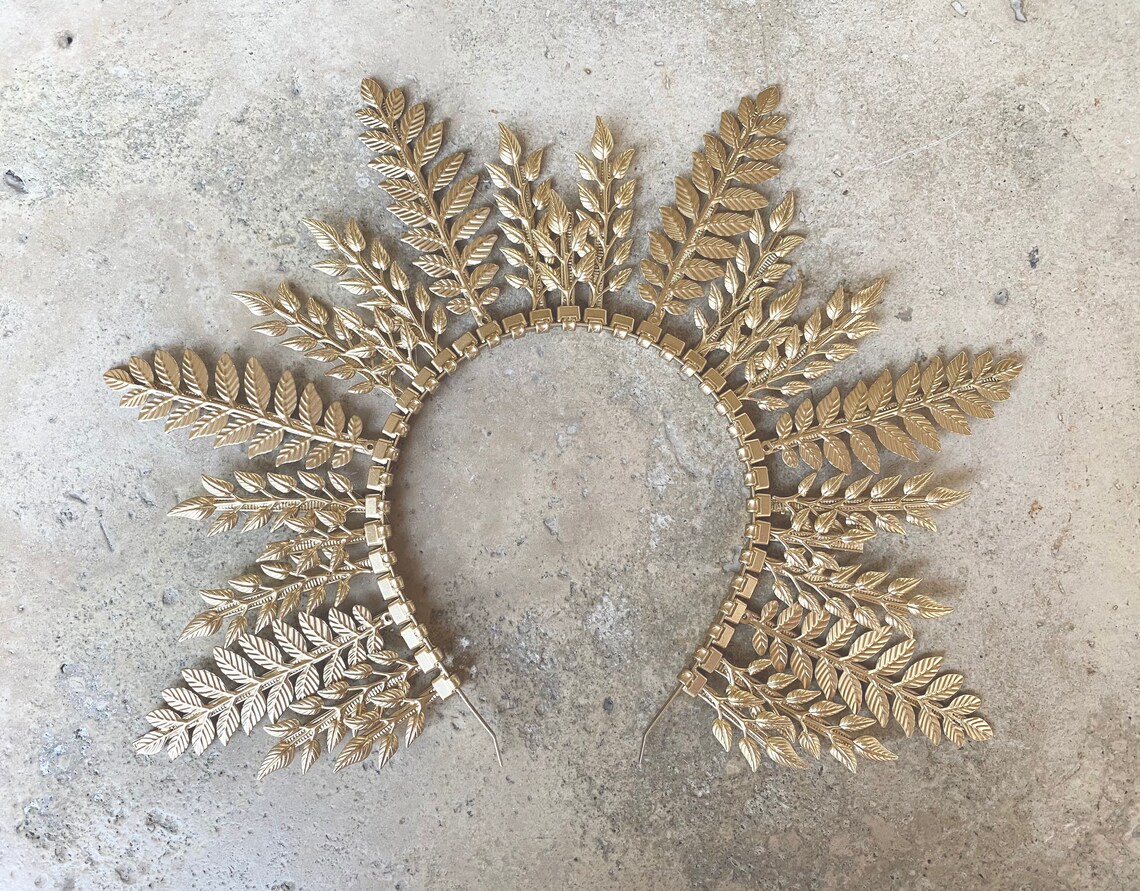 Halo Crown Sunburst Crown Mother Nature Crown Mother - Etsy