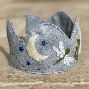 Nature Themed Felt Crown - Birthday Crown - Spring Crown - Felt Boy’s ...