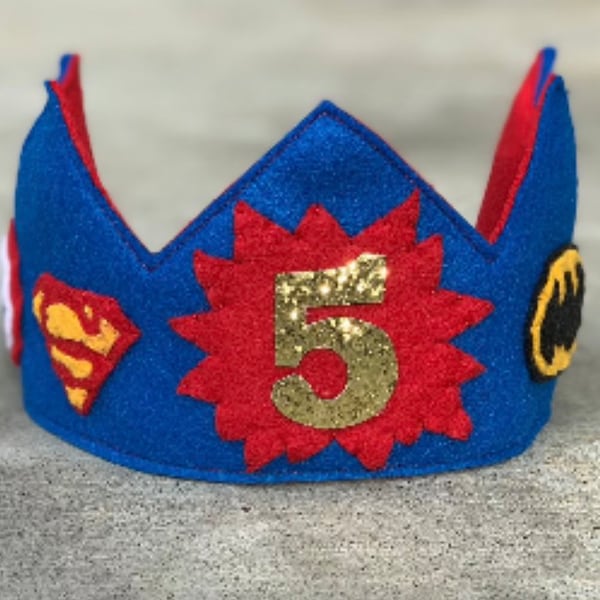 Superhero Crown - Etsy