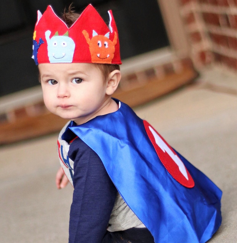 Custom Felt Monster Birthday Crown | Etsy