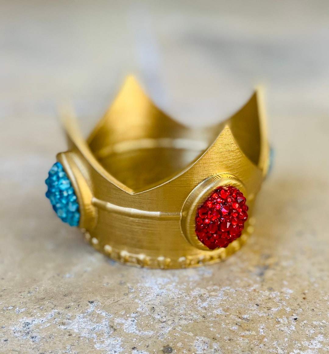 Princess Peach Crown - Super Mario - Princess Peach Cosplay - Swarovski ...