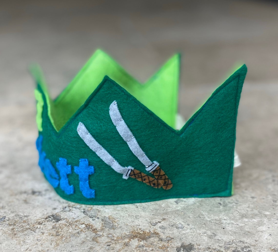 TMNT Teenage Mutant Ninja Turtles Themed Felt Birthday Crown - Smash ...
