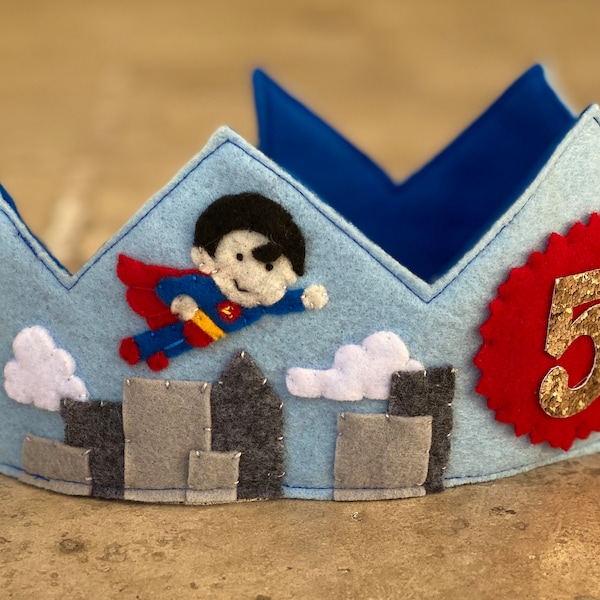 Superhero Crown - Etsy