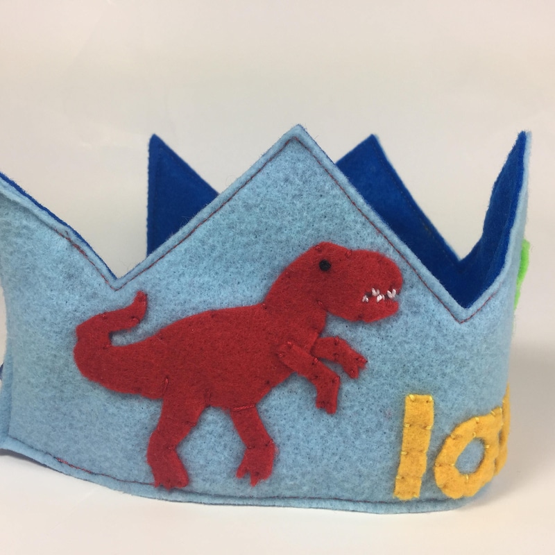 Dinosaur Crown - Etsy
