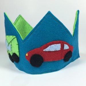 Fun Cars Themed Felt Birthday Crown - Etsy