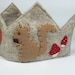 Personalized Fall/nature Themed Felt Birthday Crown - Etsy