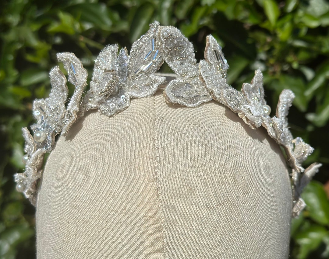 Princess Kate Flower Crown, Kate Middleton Floral Crown, Halo Crown ...