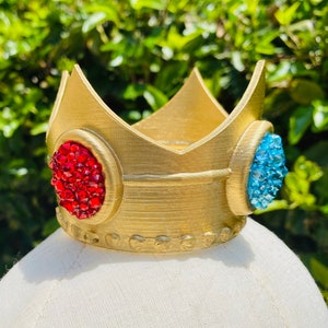 Princess Peach Crown - Super Mario - Princess Peach Cosplay - Swarovski ...