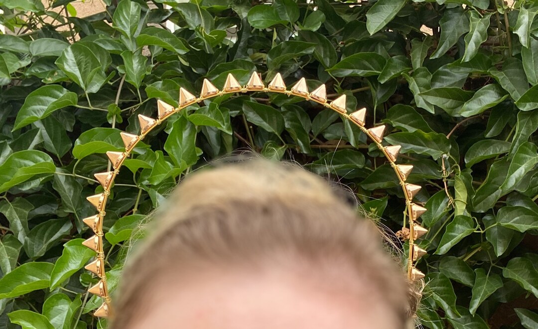 Spike Halo Crown - Sunburst Crown - Bridal Crown - Met Gala Crown ...