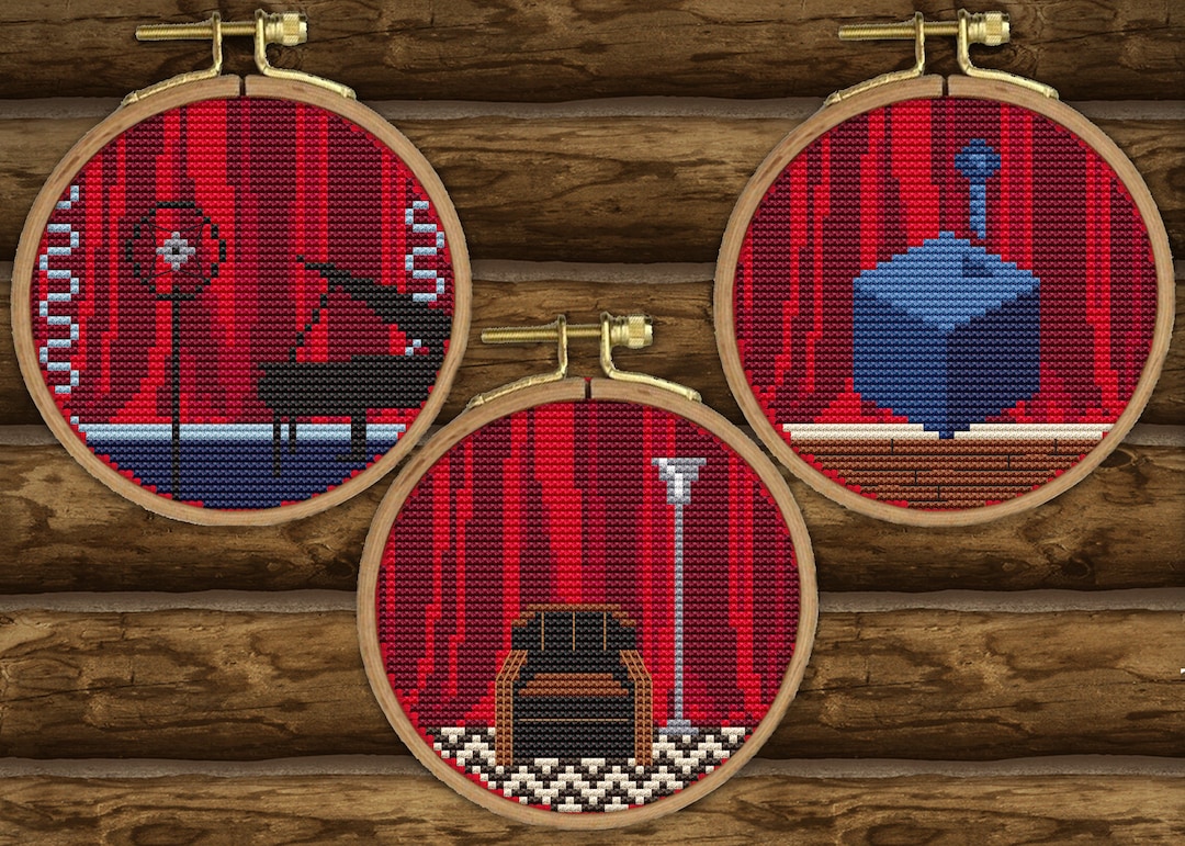 David Lynch CROSS STITCH PATTERNS Pdf - Twin Peaks, Mulholland Drive ...