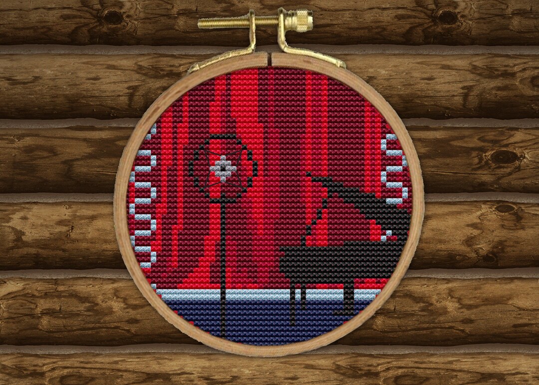 Blue Velvet CROSS STITCH PATTERN Pdf - 4” Ornament - David Lynch, Easy ...