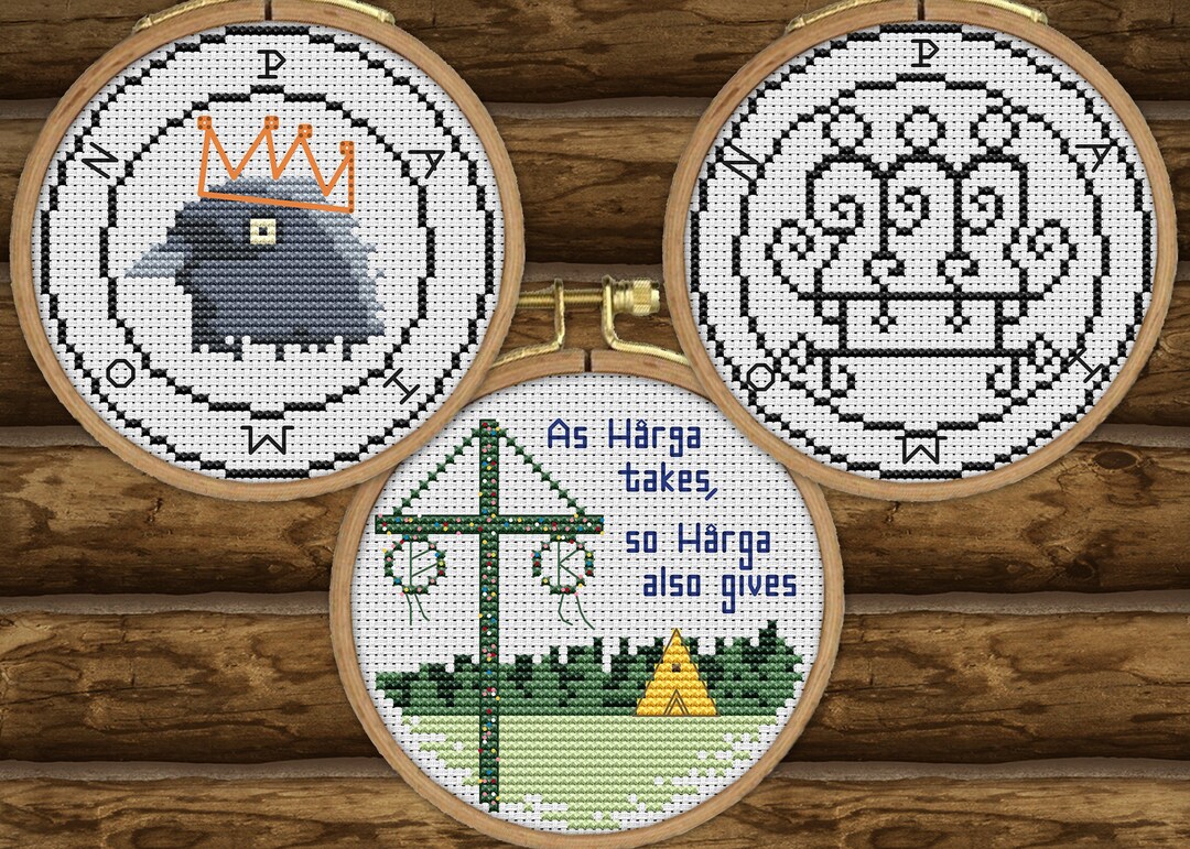 Hereditary and Midsommar - Ari Aster Combo CROSS STITCH PATTERNS Pdf ...
