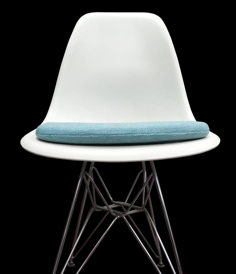 Cushion for Eames Molded Plastic Side Chair - Many Colors and Fabrics ...
