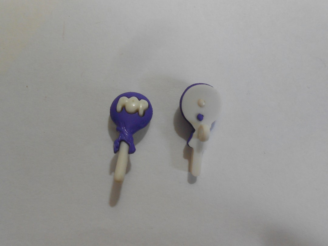 Novelty Button - Penny Candy - TOOTSIE POP - Purple 1 1/8" - Etsy