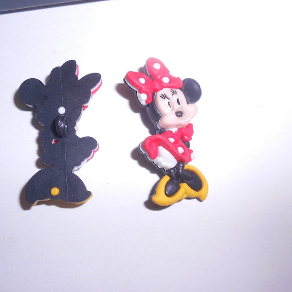 Minnie Mouse Button - Etsy