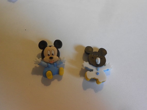 Novelty Button DISNEY BABY Mickey Mouse 1 1/4 - Etsy
