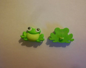 Frog Button - Etsy