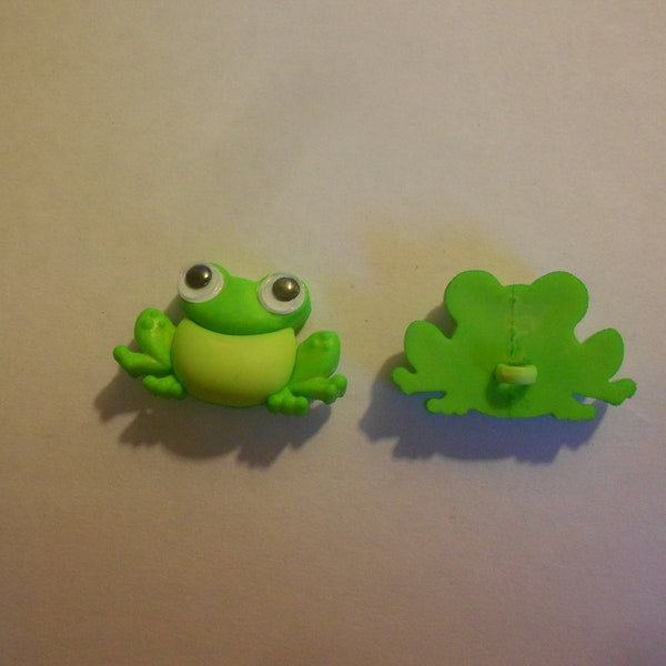 Frog Button - Etsy
