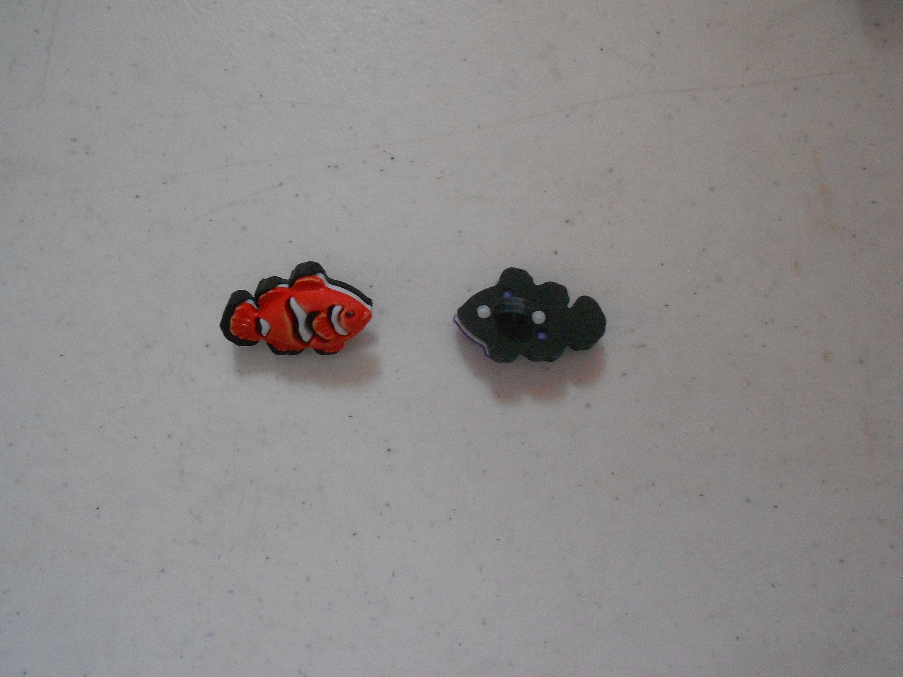 Novelty Button - Clown Fish - Orange 1" - Etsy