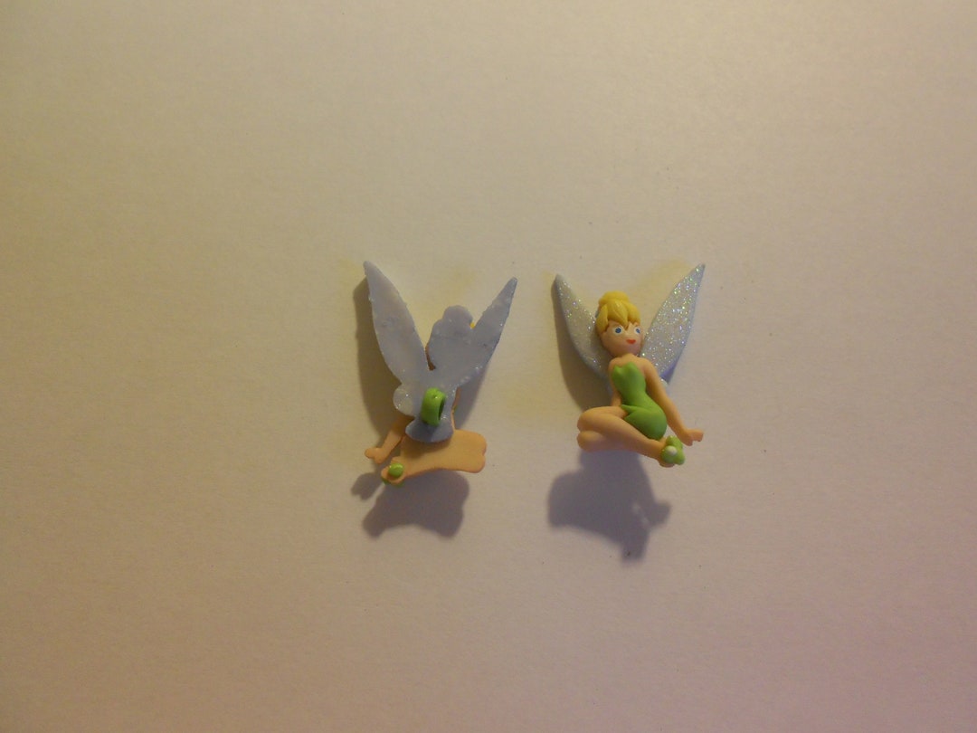 Novelty Button - Tinkerbell Sitting 1 3/8" - Etsy