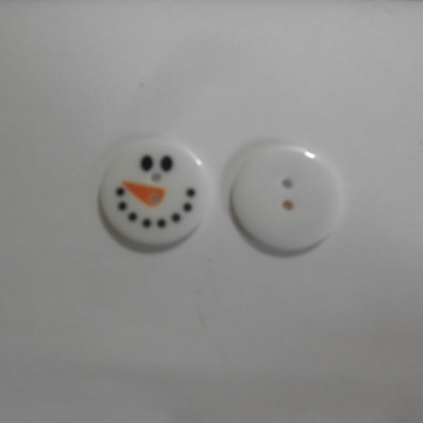 Button Snowman - Etsy