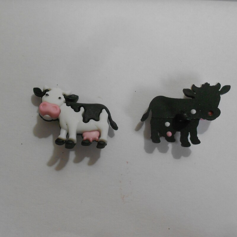 Cow Buttons - Etsy