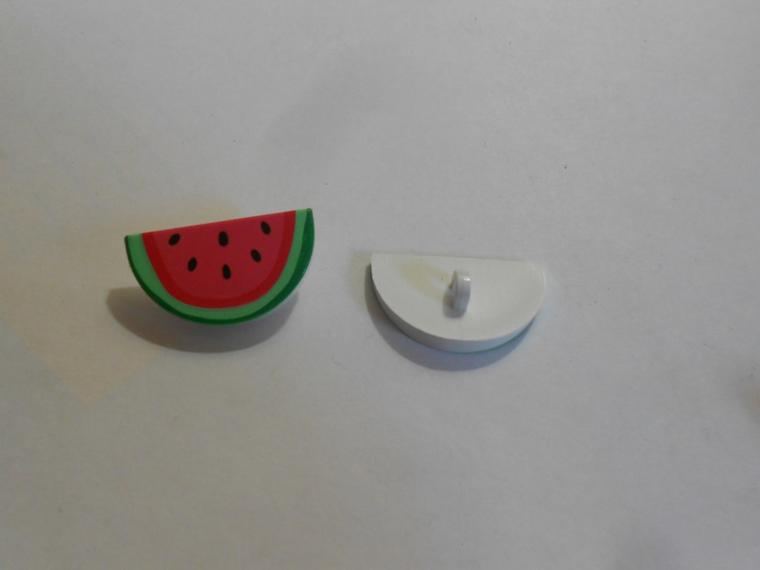 Novelty Button - WATERMELON SLICE 1" - Etsy