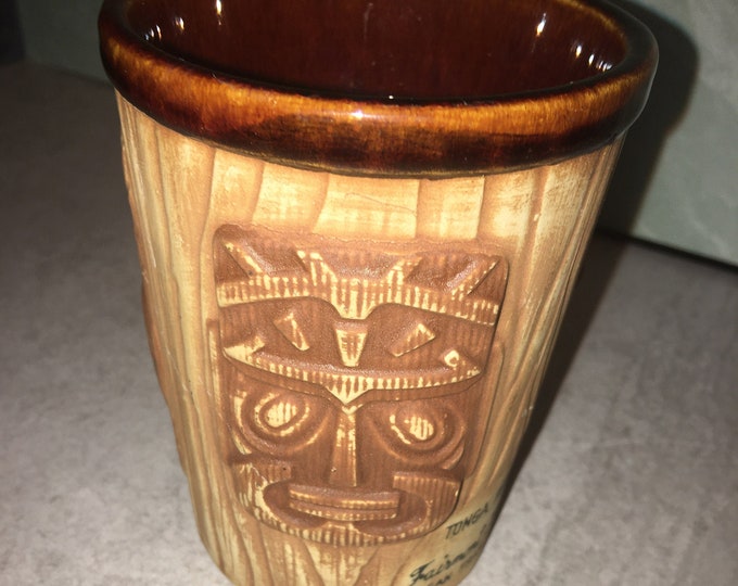 Vintage VTG 3 Face Tiki Mug Tonga Room Fairmont Hotel San Francisco EUC ...