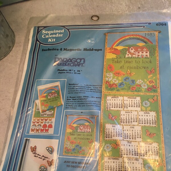 Sequin Calendar - Etsy