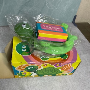 New Old Stock Vintage Avon TOPSY TURTLE Floating Soap Dish and Soap Bar ...