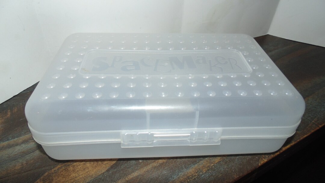 Vintage Spacemaker School Box Pencil Arts Crafts 1990s Clear 8 X 5 - Etsy