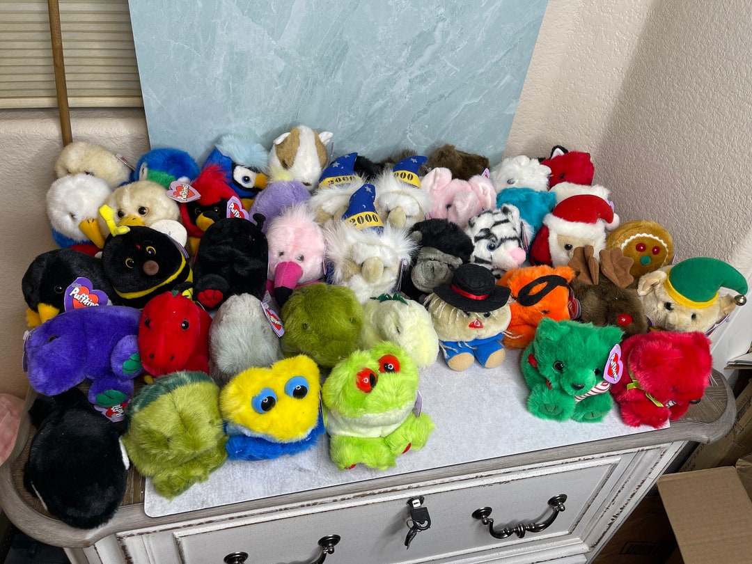 Vintage Lot 42 Plush PUFFKINS With Tags 1990s Halloween - Etsy