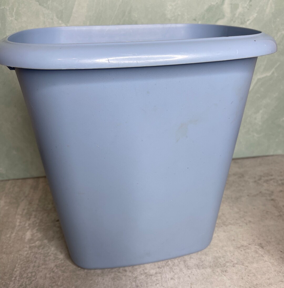 Vintage Rubbermaid 10 Blue Vanity Waste Basket Trash Can 2953 - Etsy