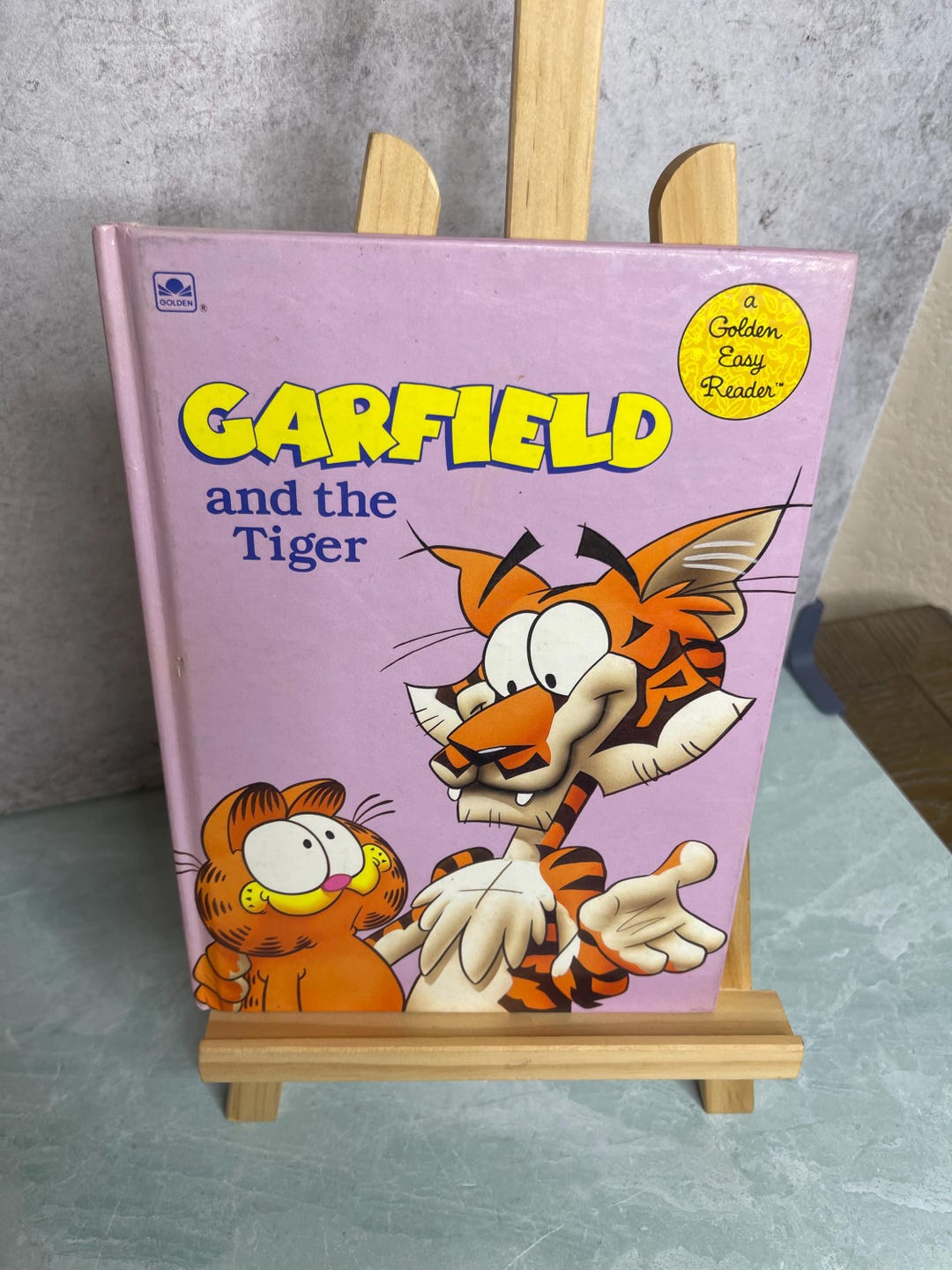 Vintage 1989 Garfield and the Tiger Book Hardcover Jim Davis - Etsy