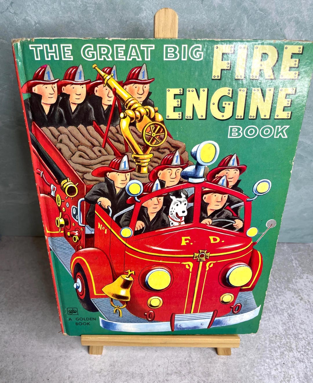 Vintage 1978 the Great Big Fire Engine Book Firefighters Hardcover - Etsy