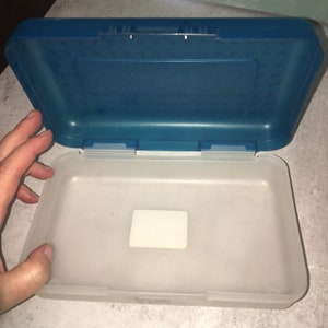 Vintage Spacemaker School Box Pencil Arts Crafts 1990s Blue 8 X 5 - Etsy