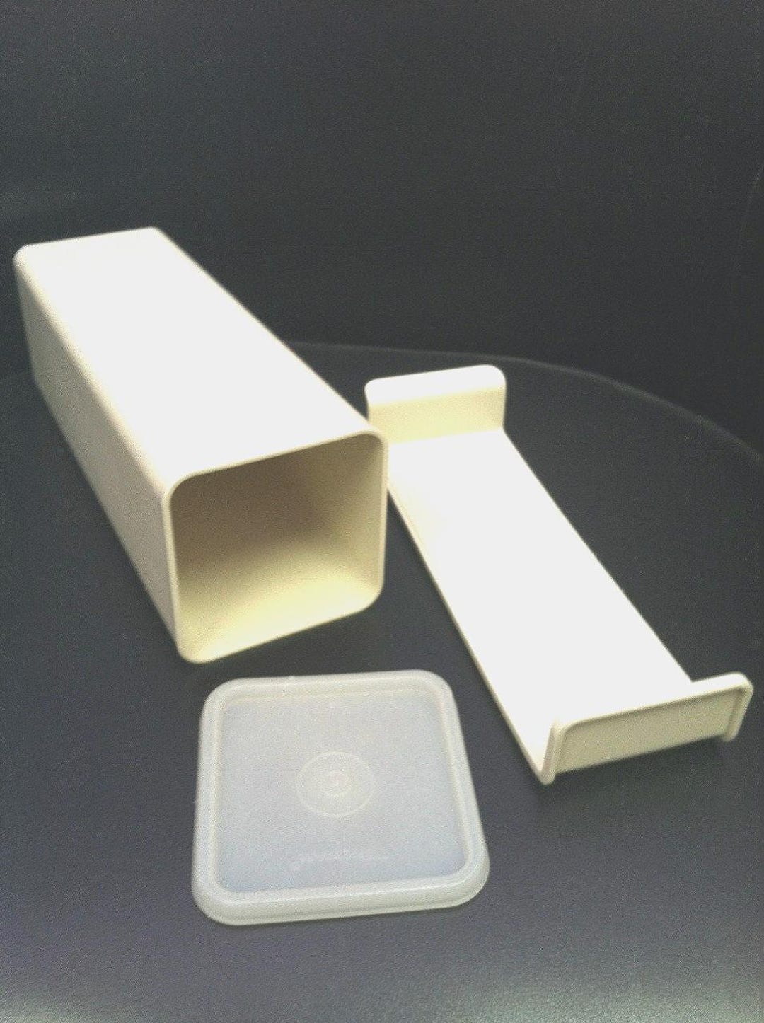 Vintage Tupperware 3 Pc Velveeta Cheese Crackers Keeper #1696 Almond - Etsy
