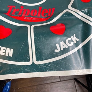 Vintage 1969 Tripoley Game Mat Only in Original Box - Etsy