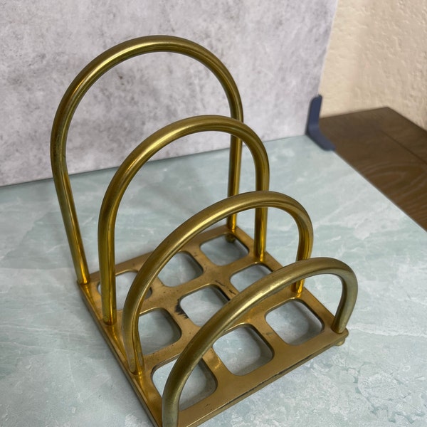 Brass Letter Holder - Etsy