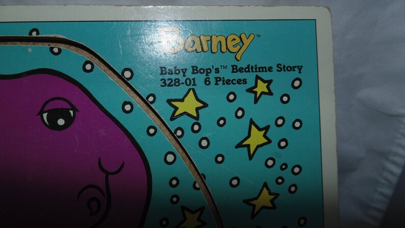 VINTAGE 1993 PLAYSKOOL Barney Baby Bop Bedtime story Wooden | Etsy VINTAGE 1993 PLAYSKOOL Barney Baby Bop Bedtime story Wooden | Etsy