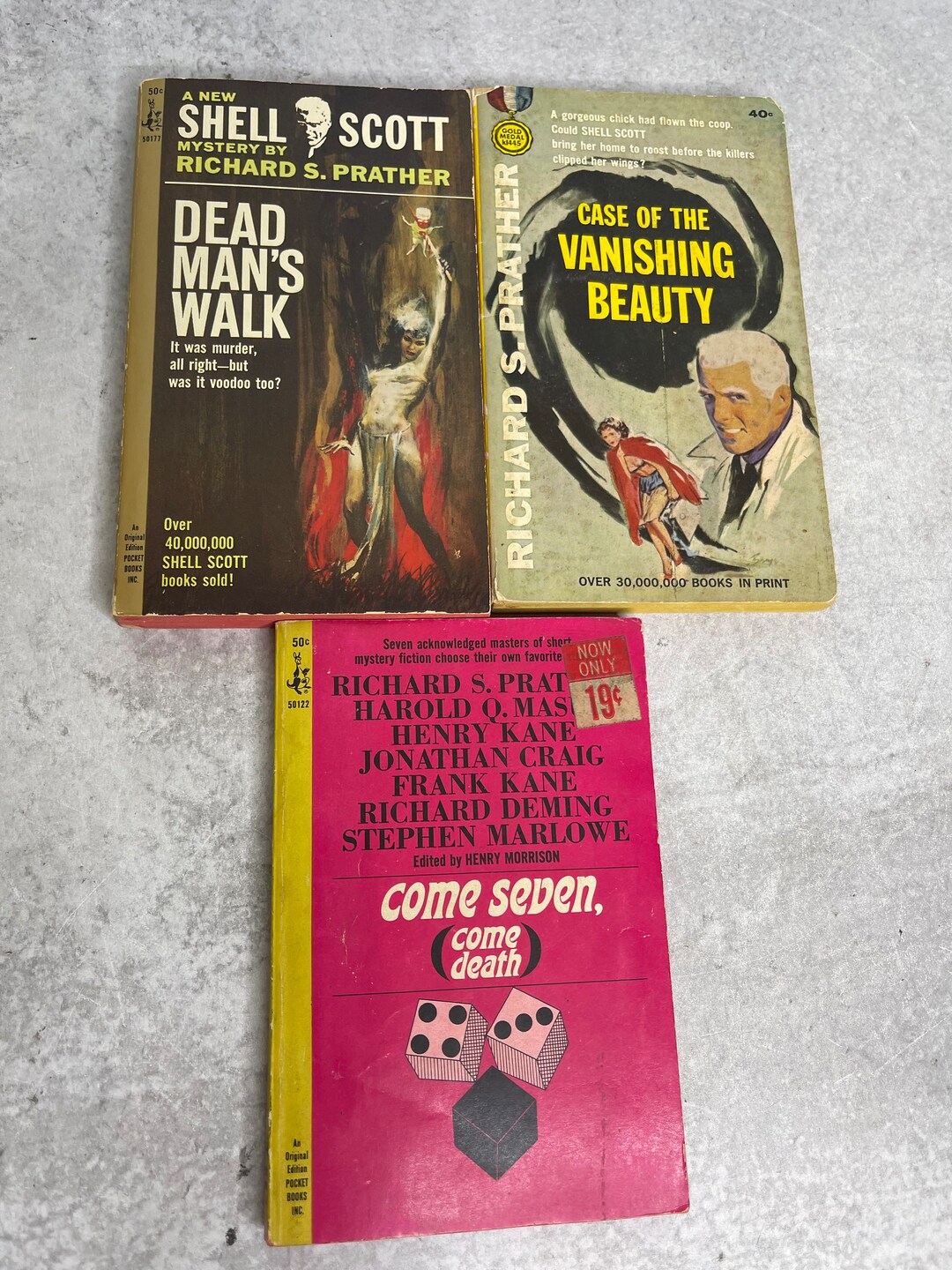 Three Vintage 1950s 1960s Richard Prather Sexy Pulp Murder - Etsy