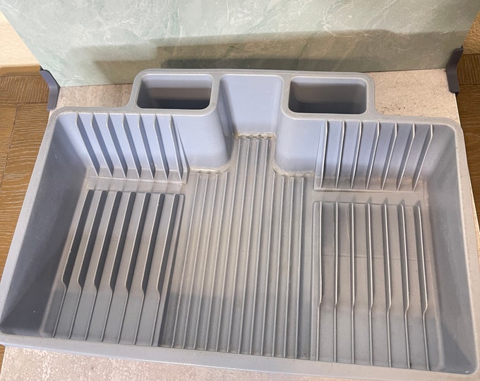 Vintage Rubbermaid #6054 Space Saver Drainer Plastic Dish Drying Rack ...