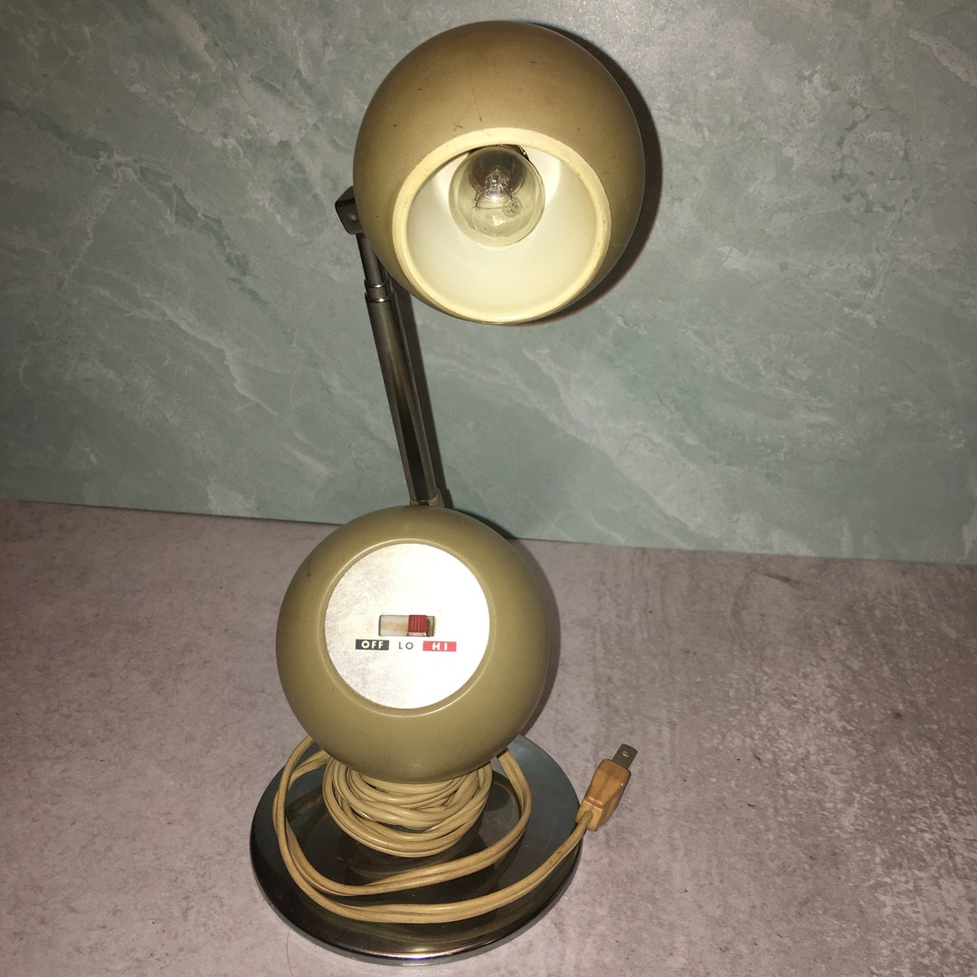 Vintage JC Penney Telescoping Chrome Orb Eyeball Desk Table - Etsy