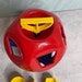 Vintage Tupperware 70s Toy Red Blue Shape-o-ball Round Shape Sorter ...