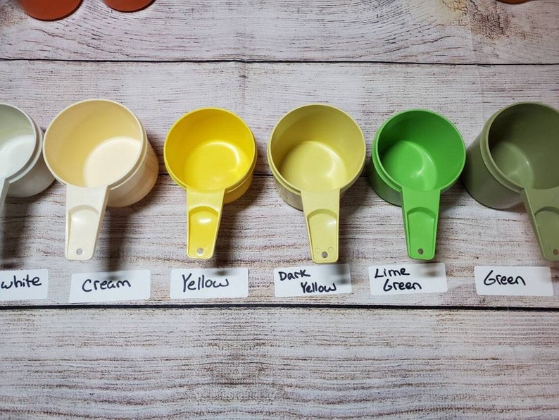Vintage Tupperware Replacement Measuring Cups Wide Variety Ask Me for ...