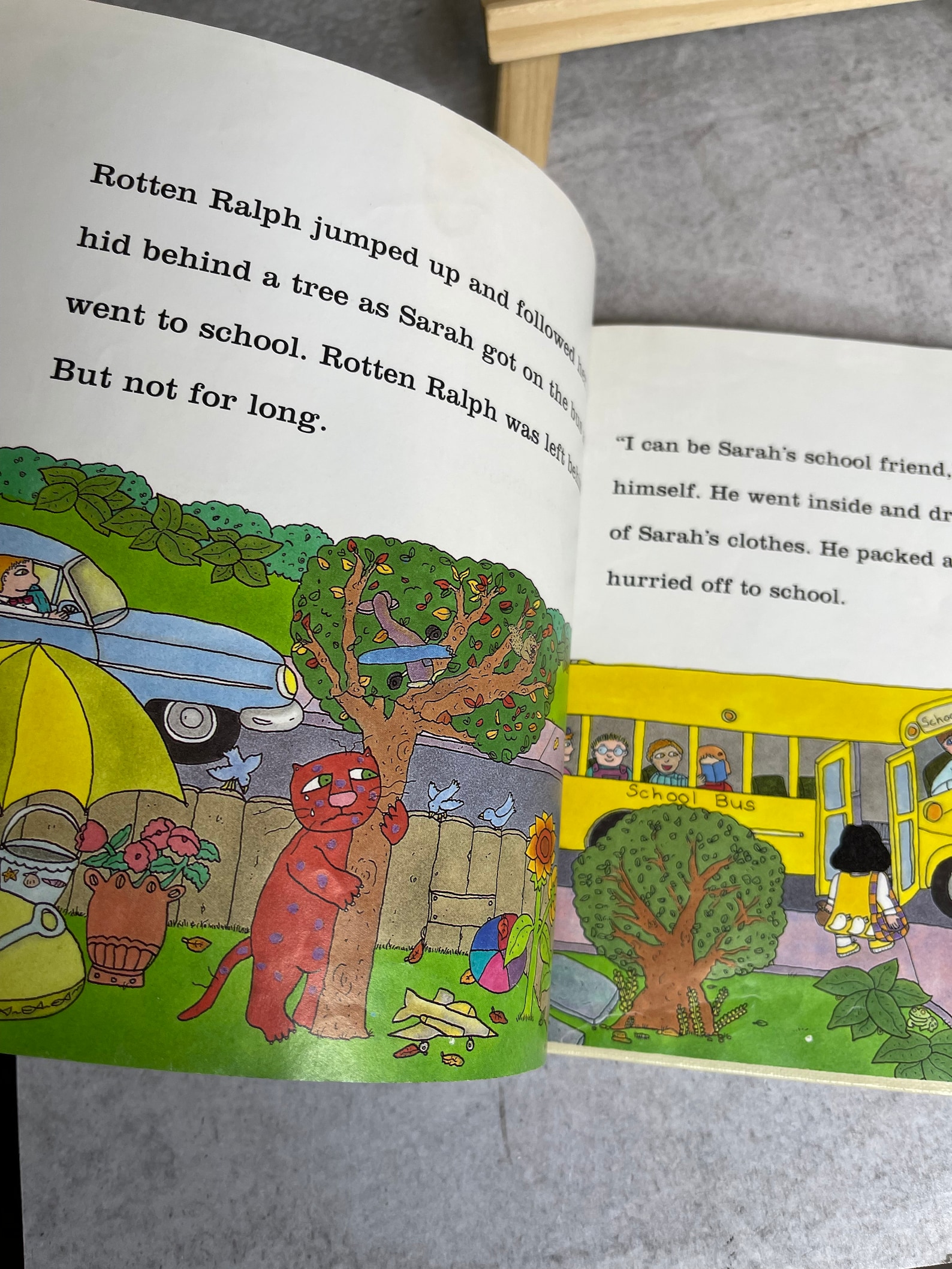 Vintage 1998 Back to School for Rotten Ralph Book Hardcover - Etsy