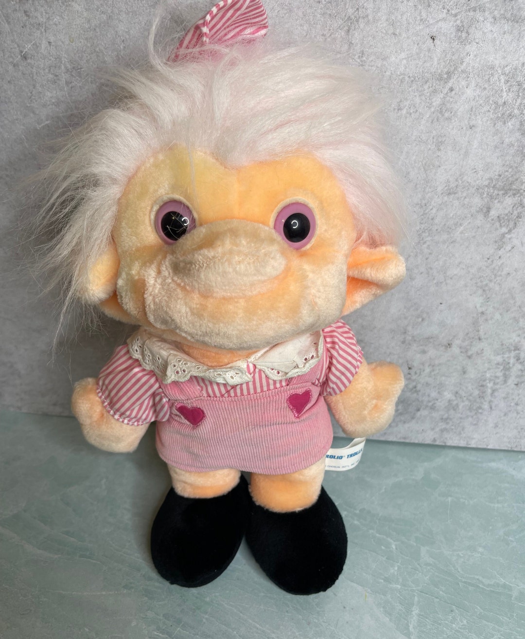 Vintage 1992 Trolio Soft Troll Doll Stuffed Animal Plush 13" Chosun - Etsy